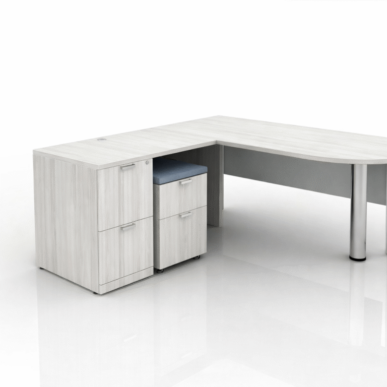 Classic L Shape Bullet Desk - Workplace Partners | Office Furniture ...