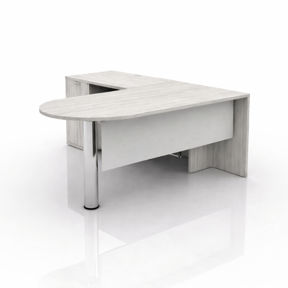 Classic L Shape Bullet Desk - Workplace Partners | Office Furniture ...