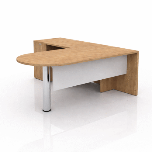 Classic L Shape Bullet Desk - Workplace Partners | Office Furniture ...