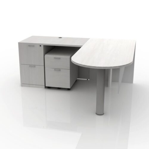 Classic L Shape Bullet Desk - Workplace Partners | Office Furniture ...