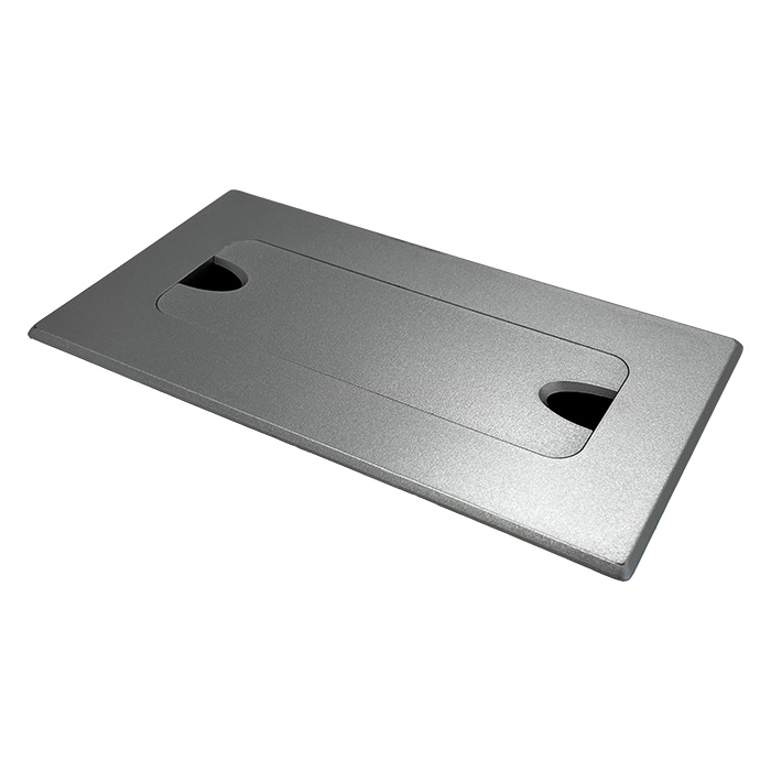 Silver Conference Table Grommet - Workplace Partners | Office Furniture ...